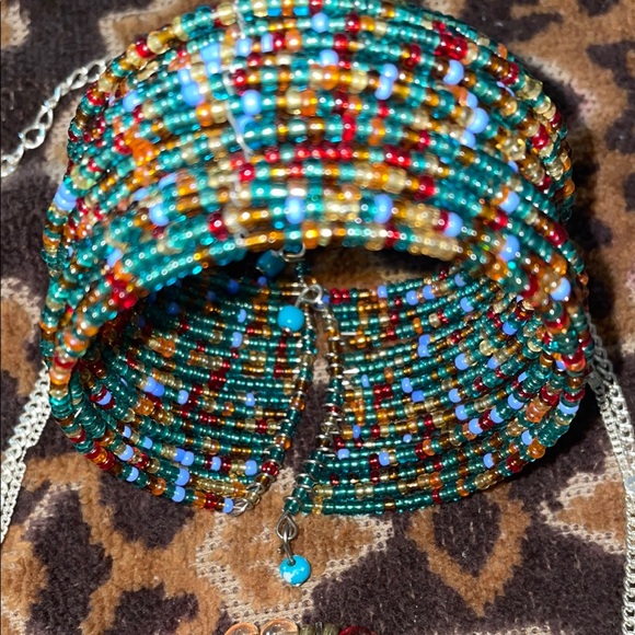 Jewelry | Variety Bundle Colorful Beaded Jewelry Set Brackets Rings And ...